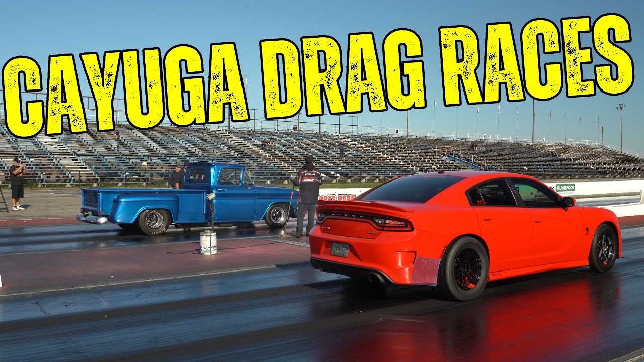 drag racing highlights cayuga race track - YouTube