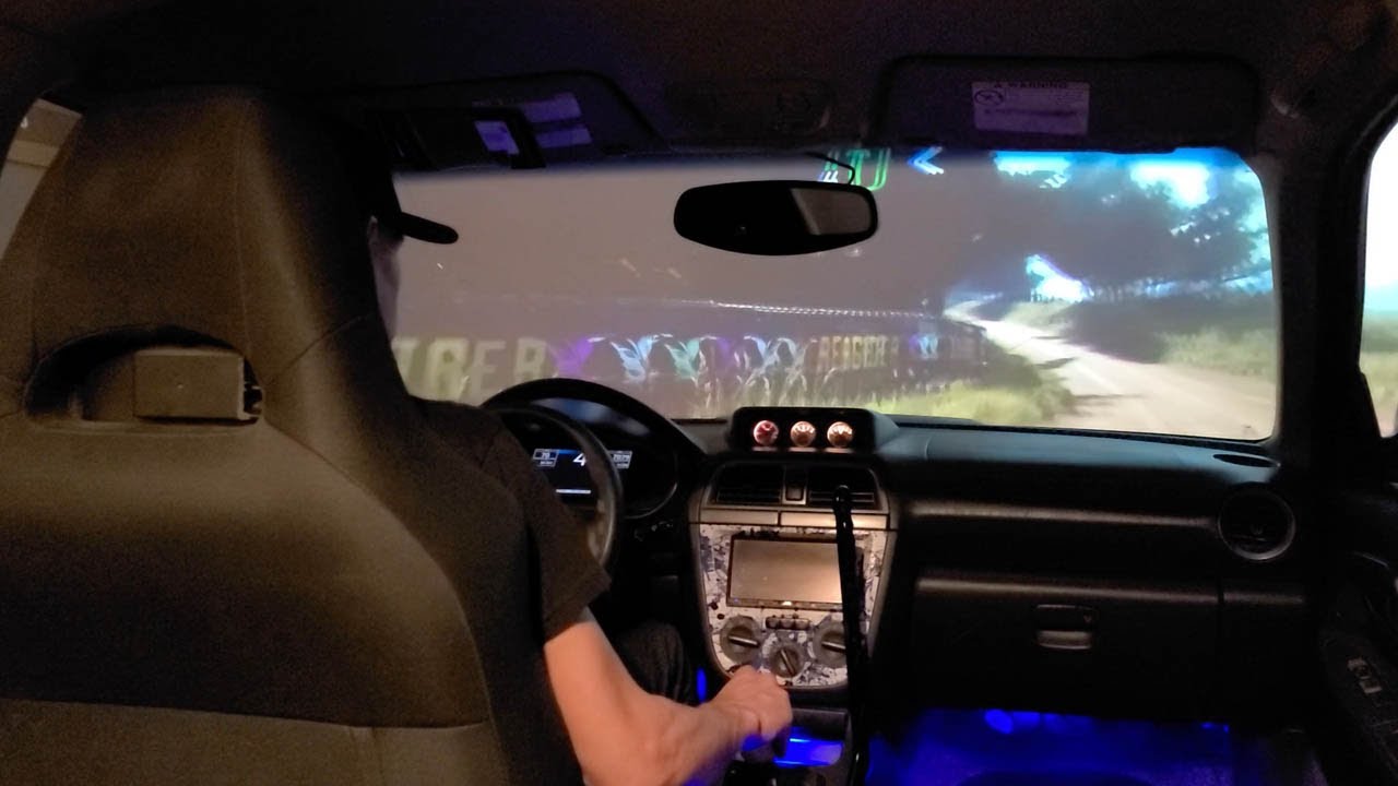 Disabled Guy Creates Racing Simulator At Home - YouTube