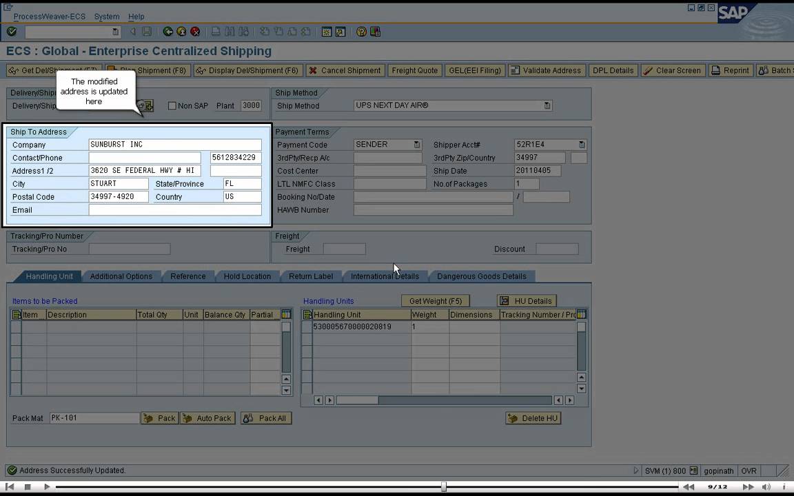 Validating A Shipping Address In SAP YouTube validating-a-shipping-address-in-sap-youtube