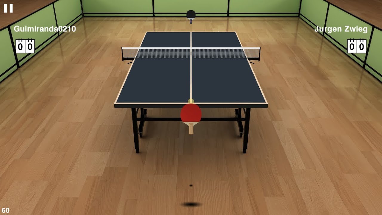 TREINEI NO MODO PROFISSIONAL DO VIRTUAL TABLE TENNIS - YouTube