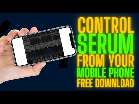 Free Xfer Serum TouchOSC MIDI controller for iPad, iPhone and Android