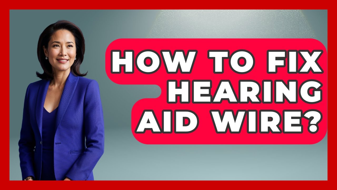 How To Fix Hearing Aid Wire? - Ear Nose Throat Expert - YouTube