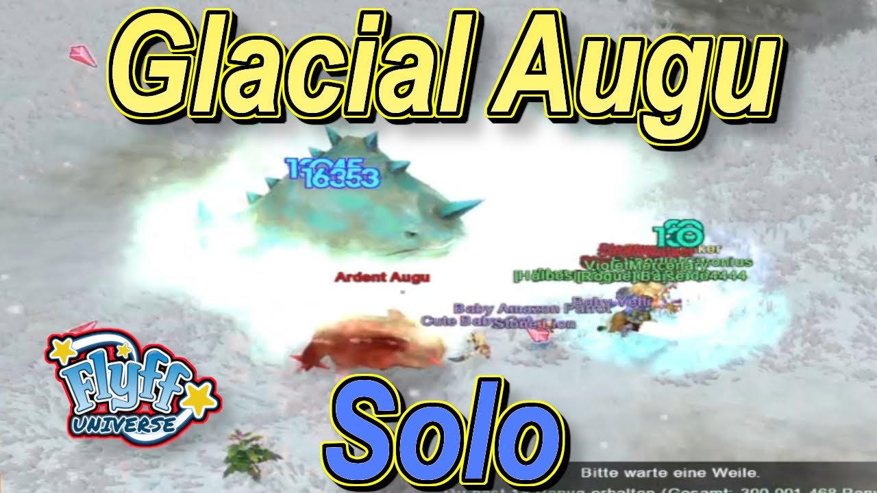 Flyff Universe - Glacial Augu Boss Solo vs Elementor - YouTube