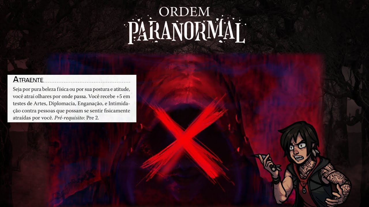 FICHA DA JAE DE NATAL MACABRO EM ORDEM PARANORMAL - YouTube