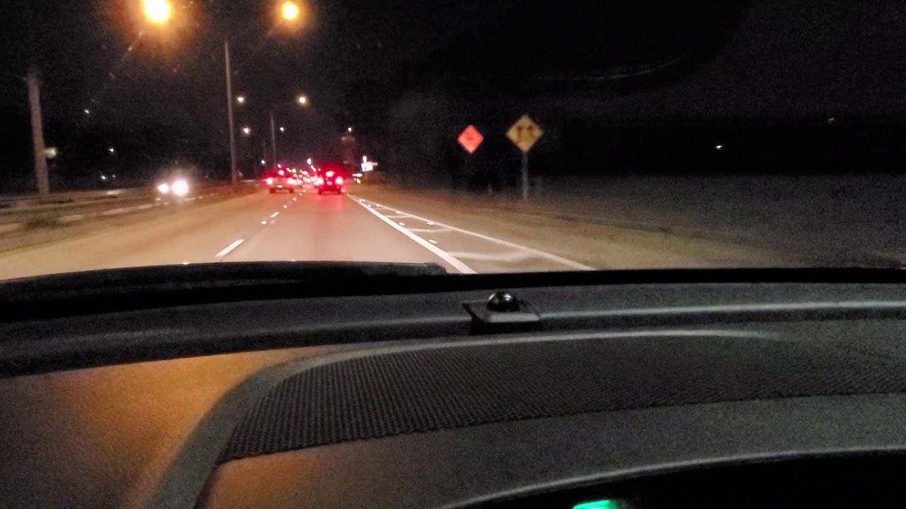 Driving at Night in Jacksonville Florida - YouTube