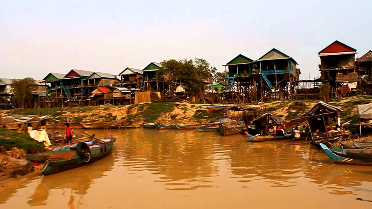 Kompong Phluk floating village, Cambodia (2) - YouTube