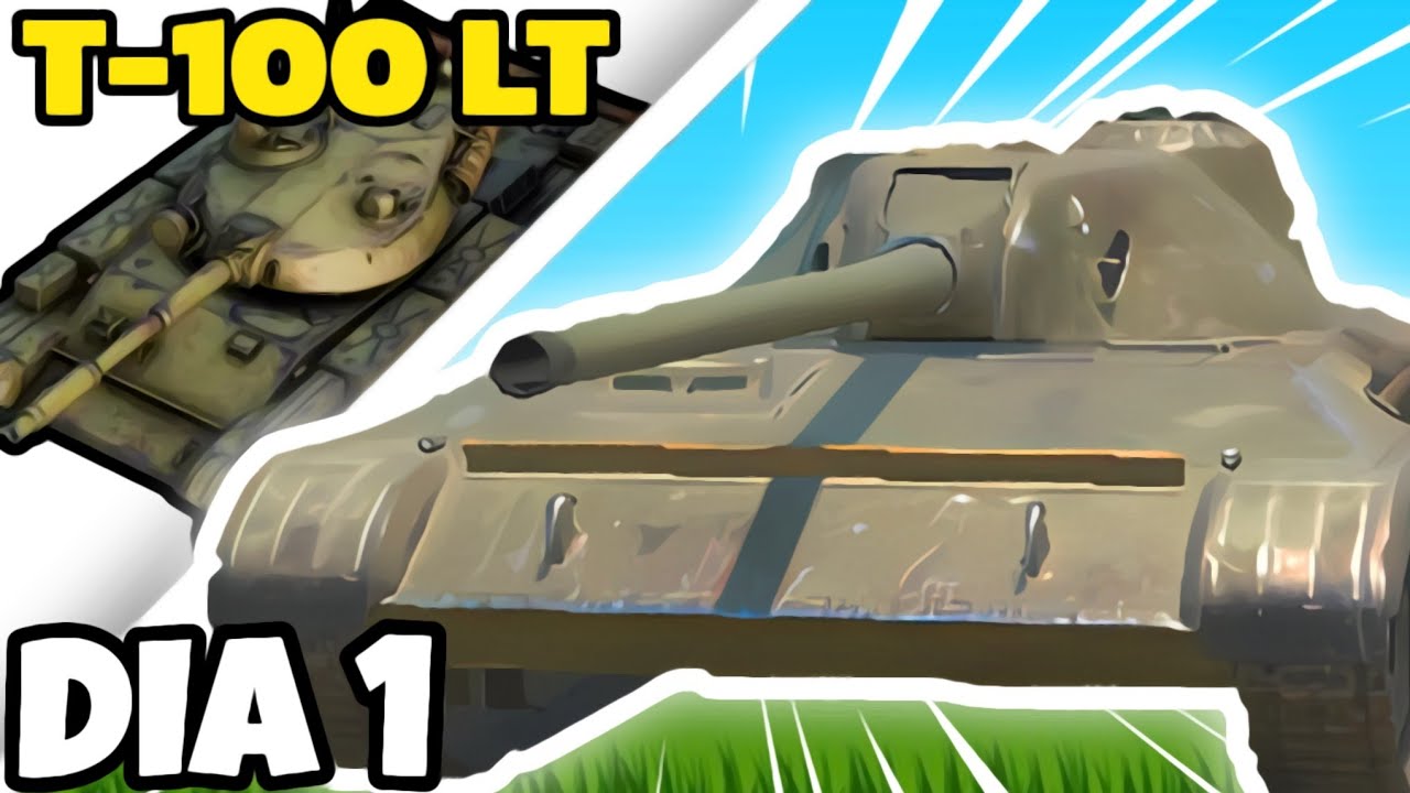 EN BUSCA DEL T-100 LT🌟 | DIA 1 | WORLD OF TANKS BLITZ | - YouTube