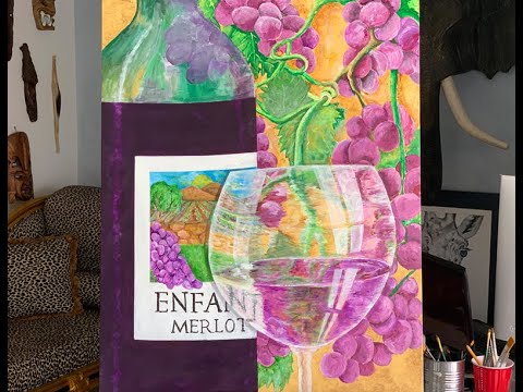 Painting with Richard Merlot - YouTube