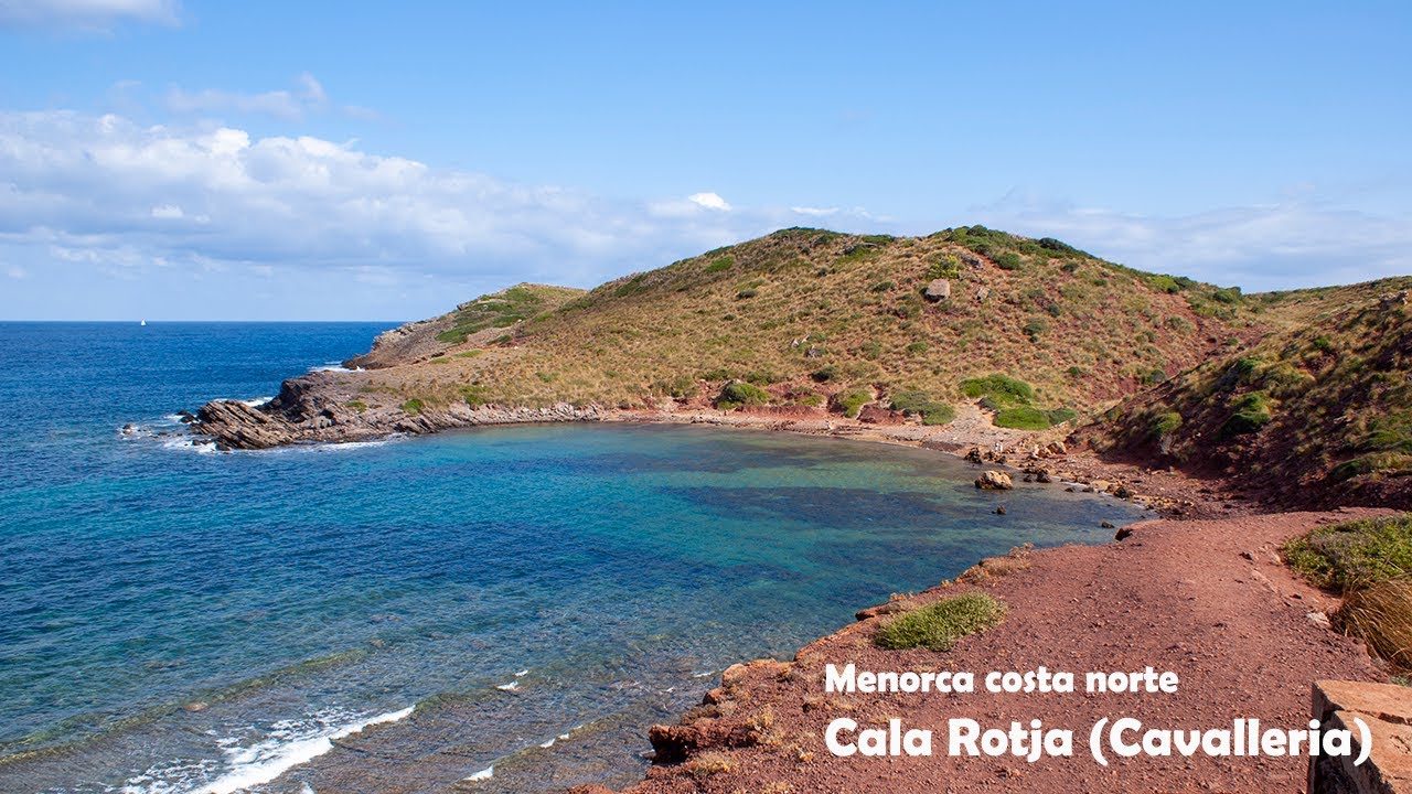 Menorca costa norte Cala Rotja Cavalleria - YouTube