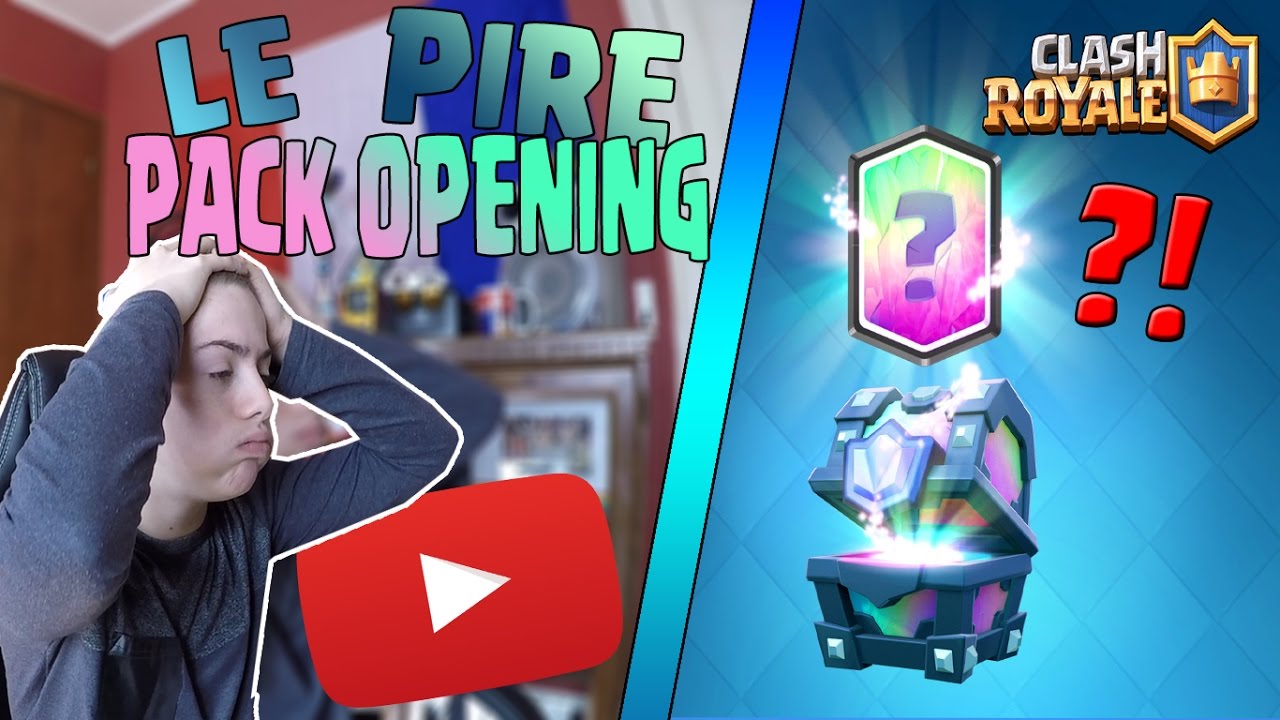 MICHOU - LE PIRE PACK OPENING DE TOUT LE YOUTUBE GAME ! (Clash Royale ...