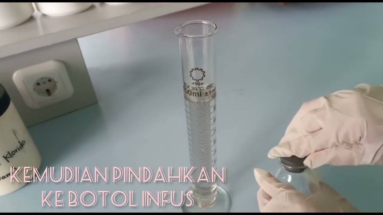 PEMBUATAN SEDIAAN STERIL INFUS NACL 0,9% // PRODI FARMASI UNIVERSITAS ...