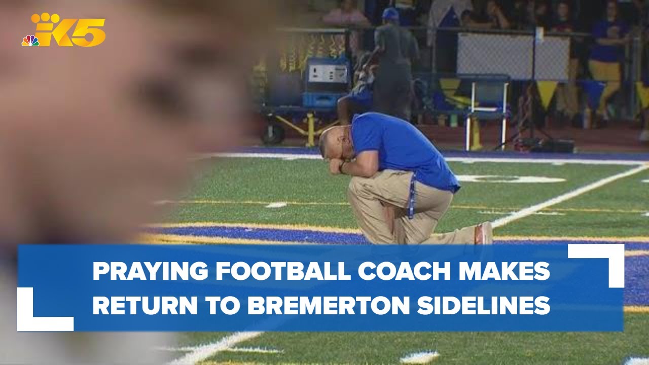 Praying coach makes long-awaited return to Bremerton football sideline ...