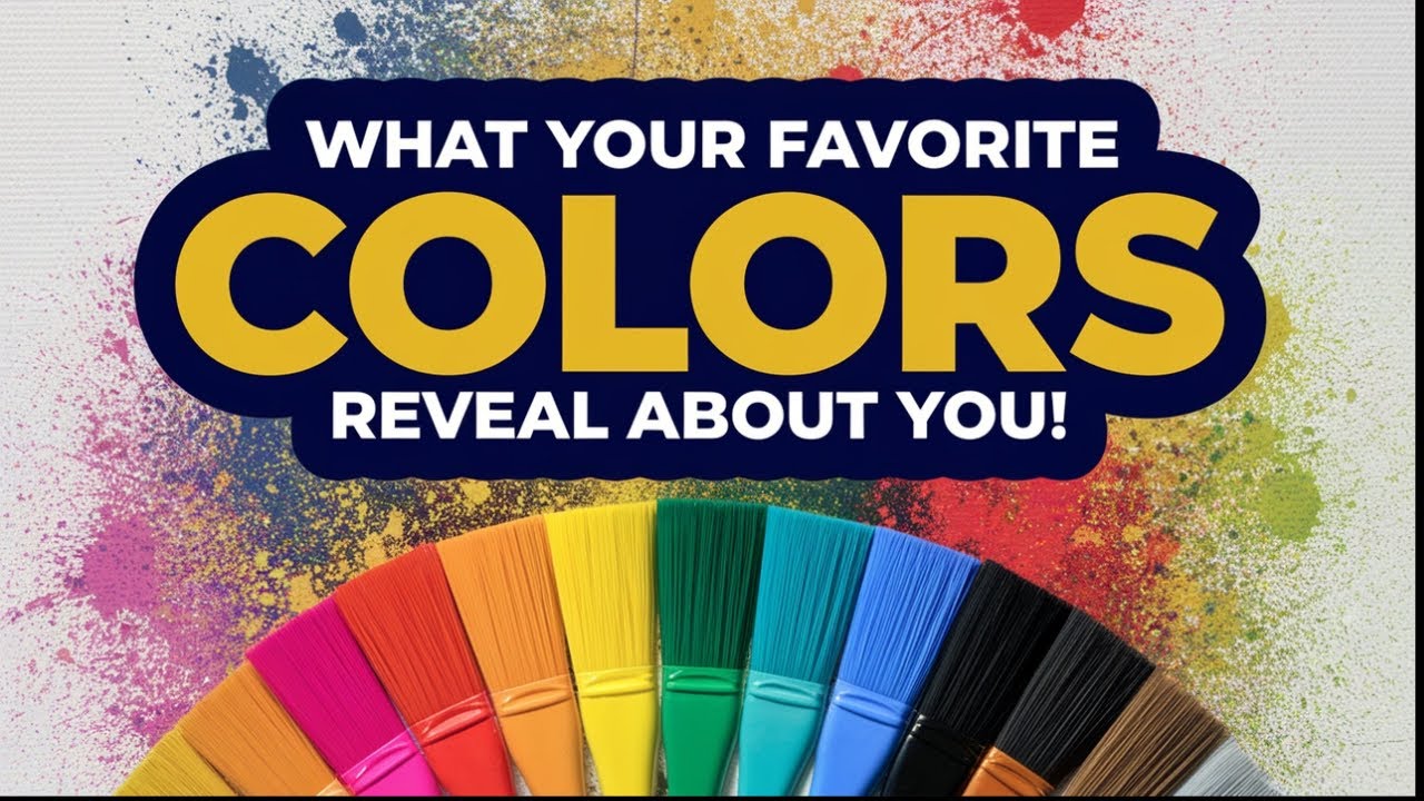 What Your Favorite COLORS Reveal About Your Personality - YouTube