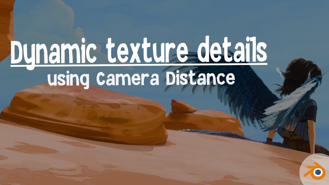 Dynamic Texture details using Camera Distance in Blender | Quick Trick ...