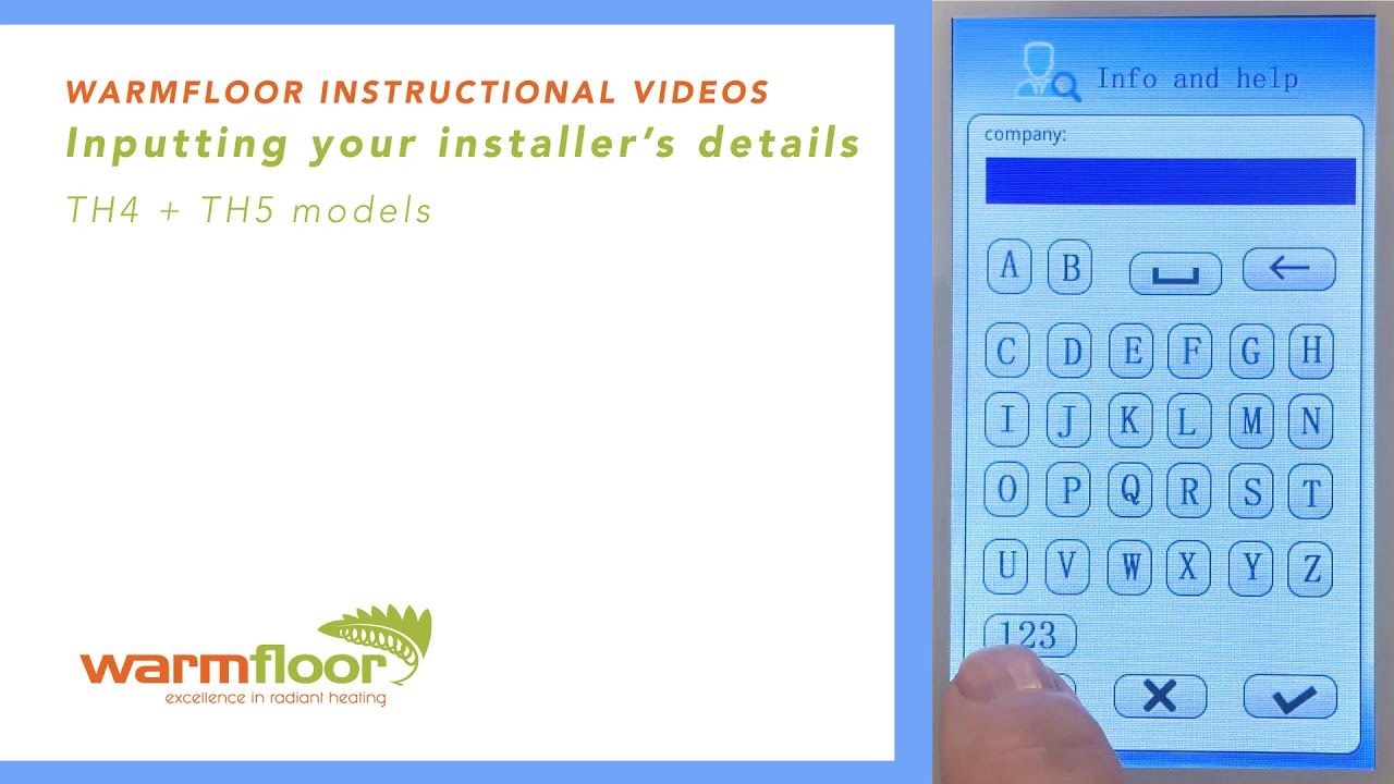 TH04/TH05 - Installers details - YouTube
