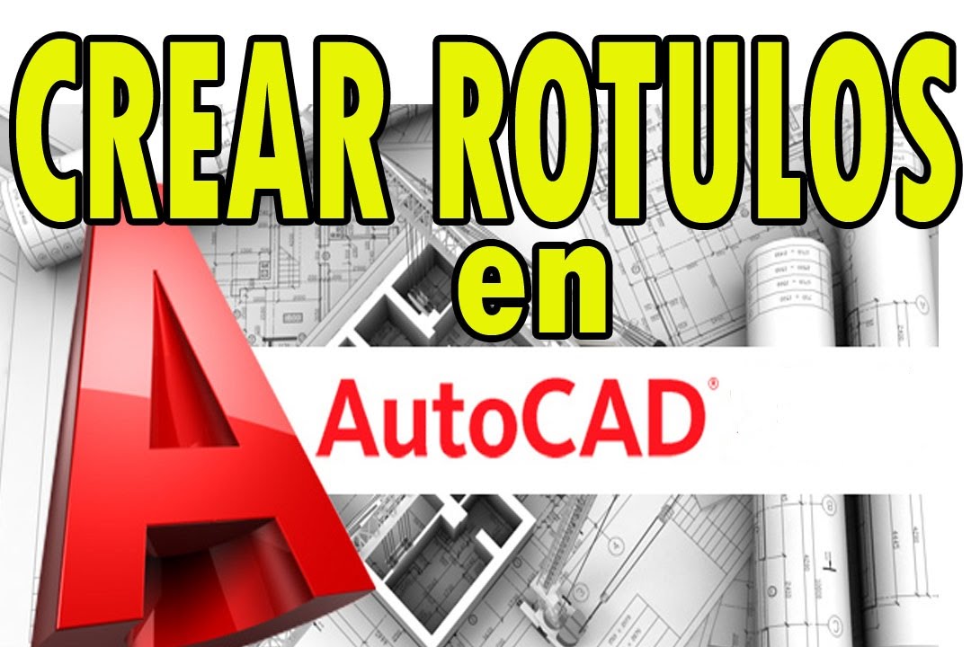 COMO CREAR UN ROTULO EN AUTOCAD 2019 - YouTube