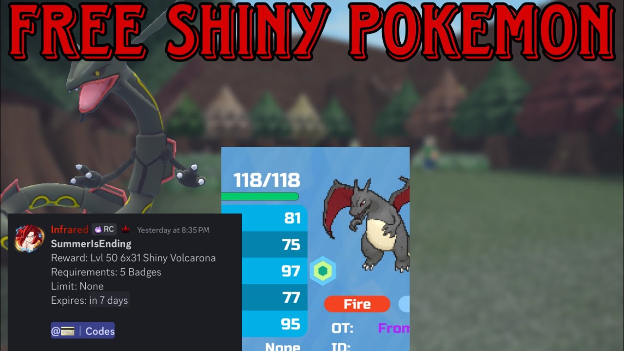 How To Get A FREE Shiny 6x31 POKEMON In Roria Conquest…. ( 2025 August ...