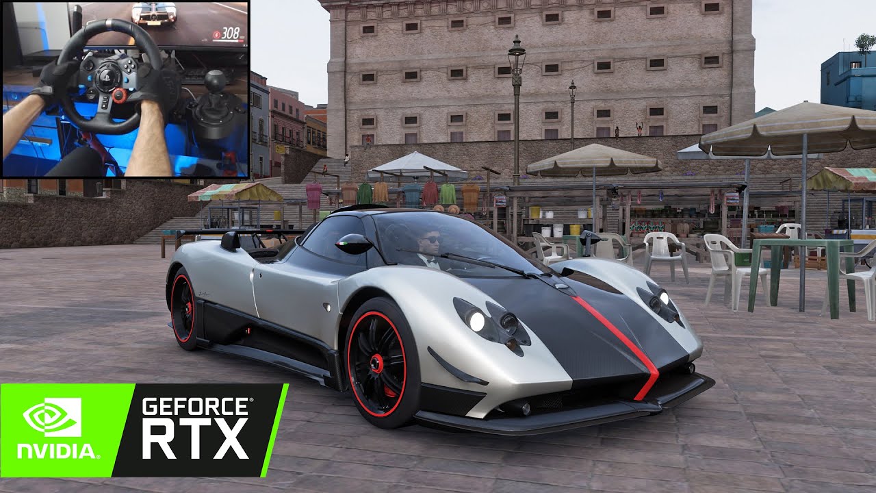 Pagani Zonda Cinque Forza Horizon 5 Steering Wheel + Shifter Gameplay ...