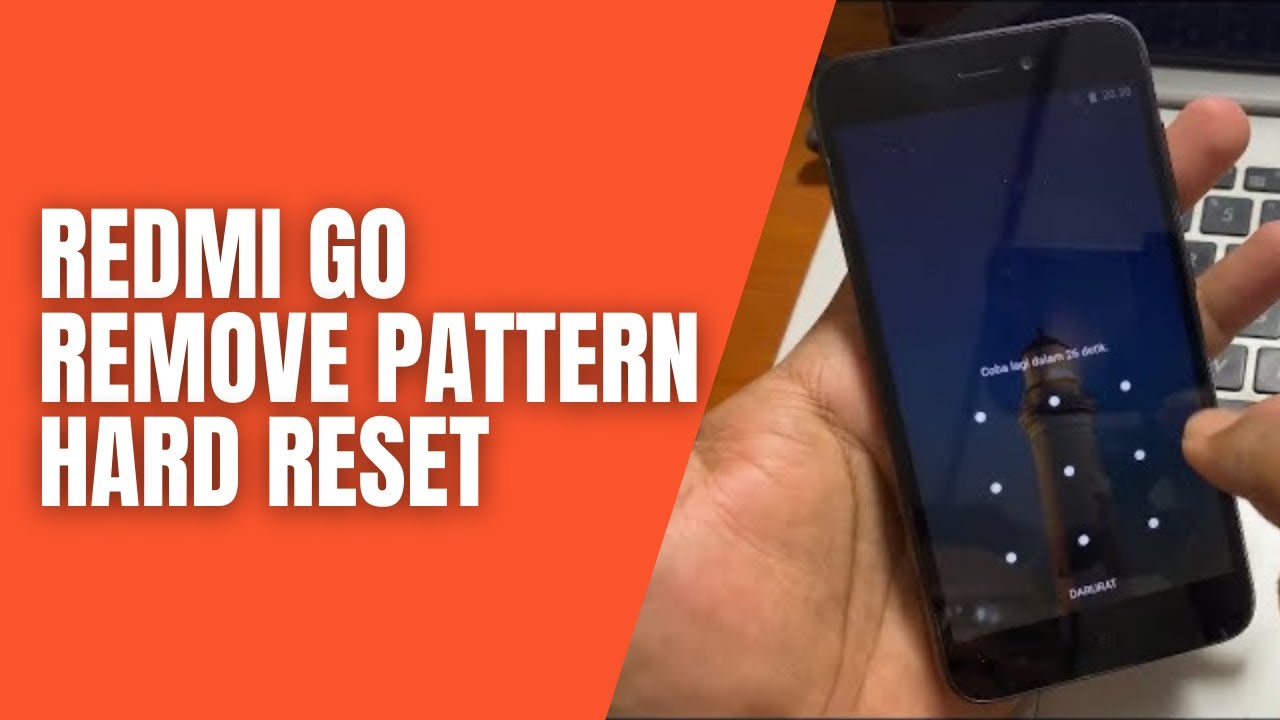 How to Hard Reset Redmi GO Remove pattern pin password - YouTube