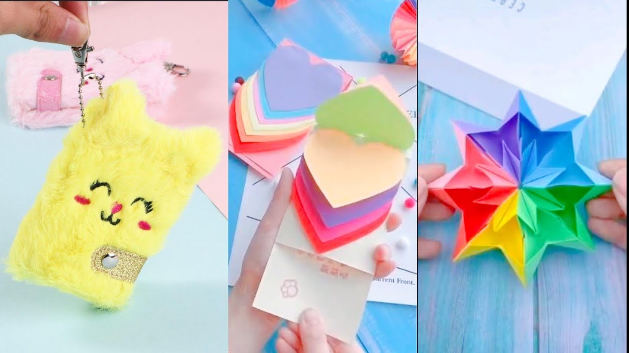 30 Easy Craft Ideas🦄💗/DIY Miniature Crafts Idea / school hacks /how to ...