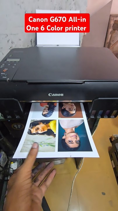 Best printer Canon G670 All-in One 6Color printer mobile Photo printing ...