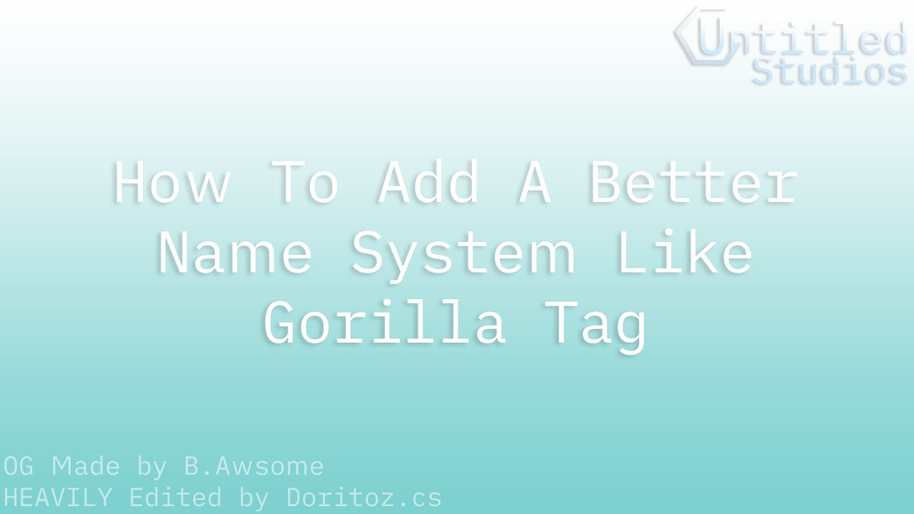 How To Add An Advanced Computer To Your Gorilla Tag Fan Game - YouTube