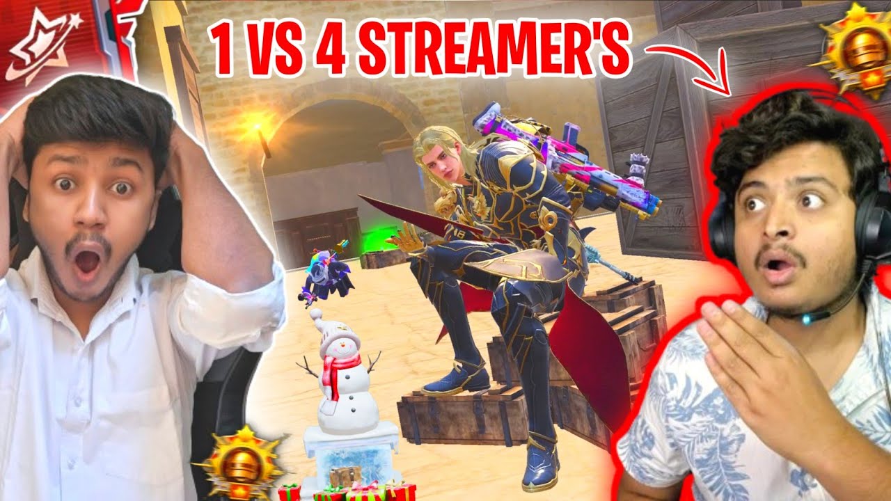 DT GAMING vs 4 STREAMER'S 🔥 RANDOM GIRL REACTION ON MY GAMEPLAY - DT ...