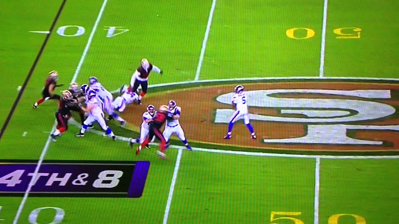 Lynch sack vs Vikings 2015 - YouTube