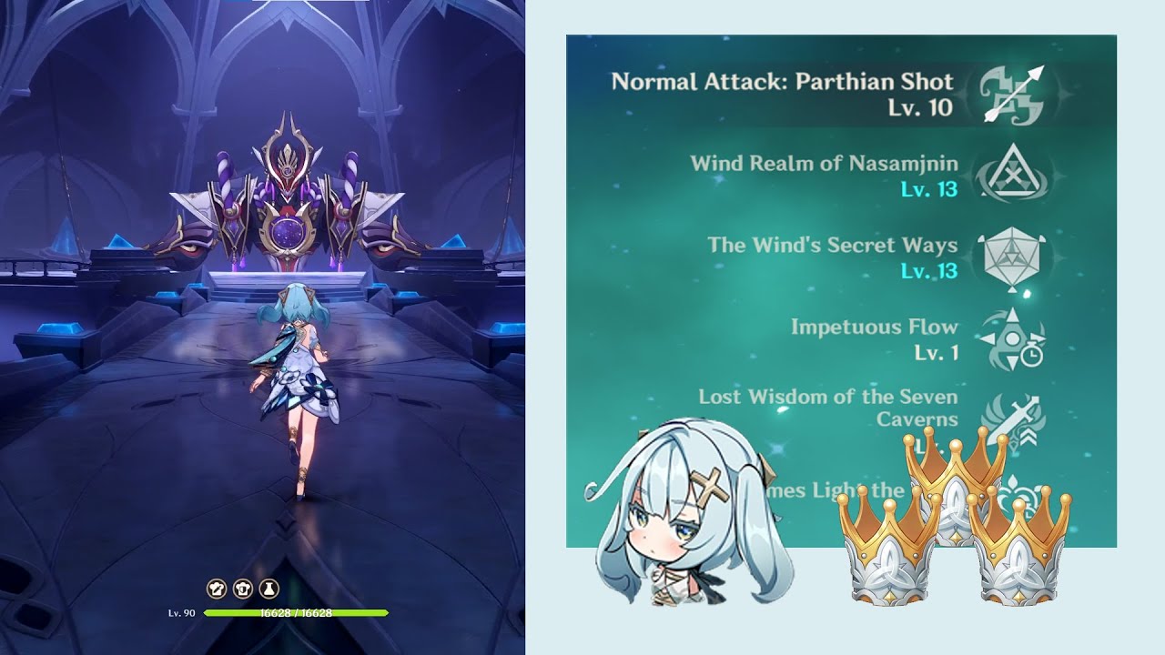 Faruzan solo Scara Boss to obtain Triple Crown - - YouTube