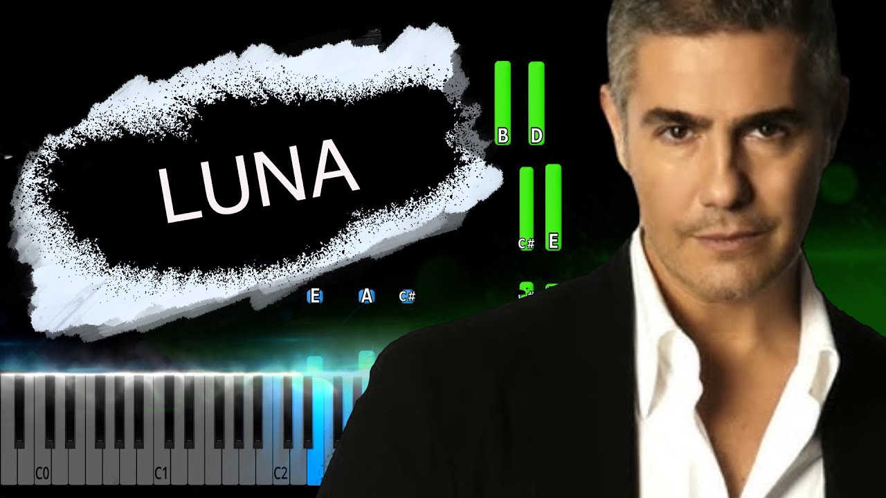 Alessandro Safina - Luna Piano Tutorial - YouTube