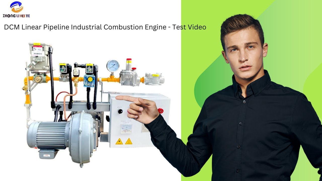 DCM Linear Pipeline Industrial Combustion Engine - Test Video - YouTube