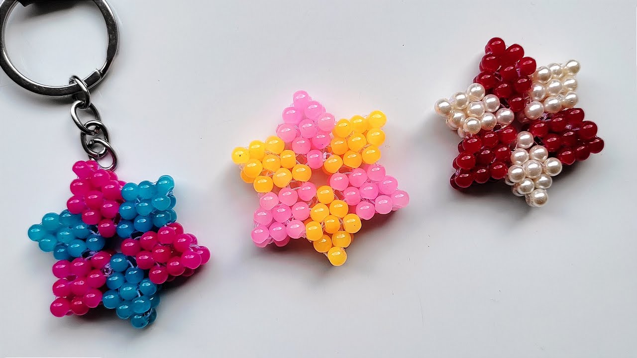 Beaded Star | Making beaded Stars ornament for Christmas decoration ...