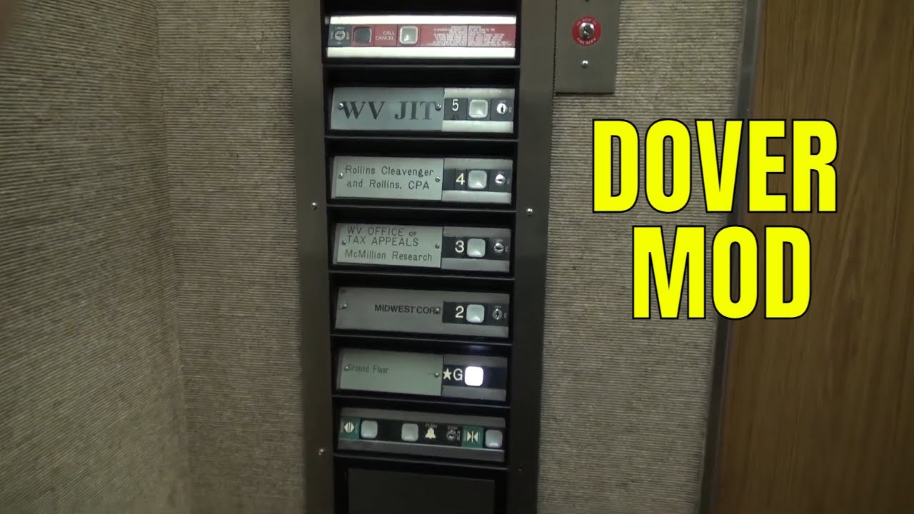 Dover Hydraulic Elevator - 1012 Kanawha Blvd - Charleston, WV - YouTube