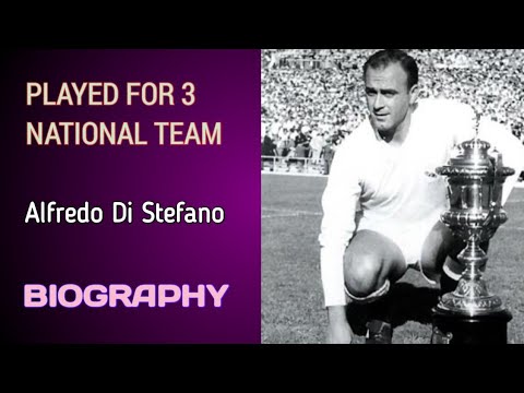 All time great football player Alfredo Di Stefano full life story ...