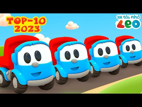 Hoạt hình Xe tải nhỏ Leo - TOP 10. Ô tô và xe tải cho trẻ em. Phim hoạt hình cho trẻ em hay nhất