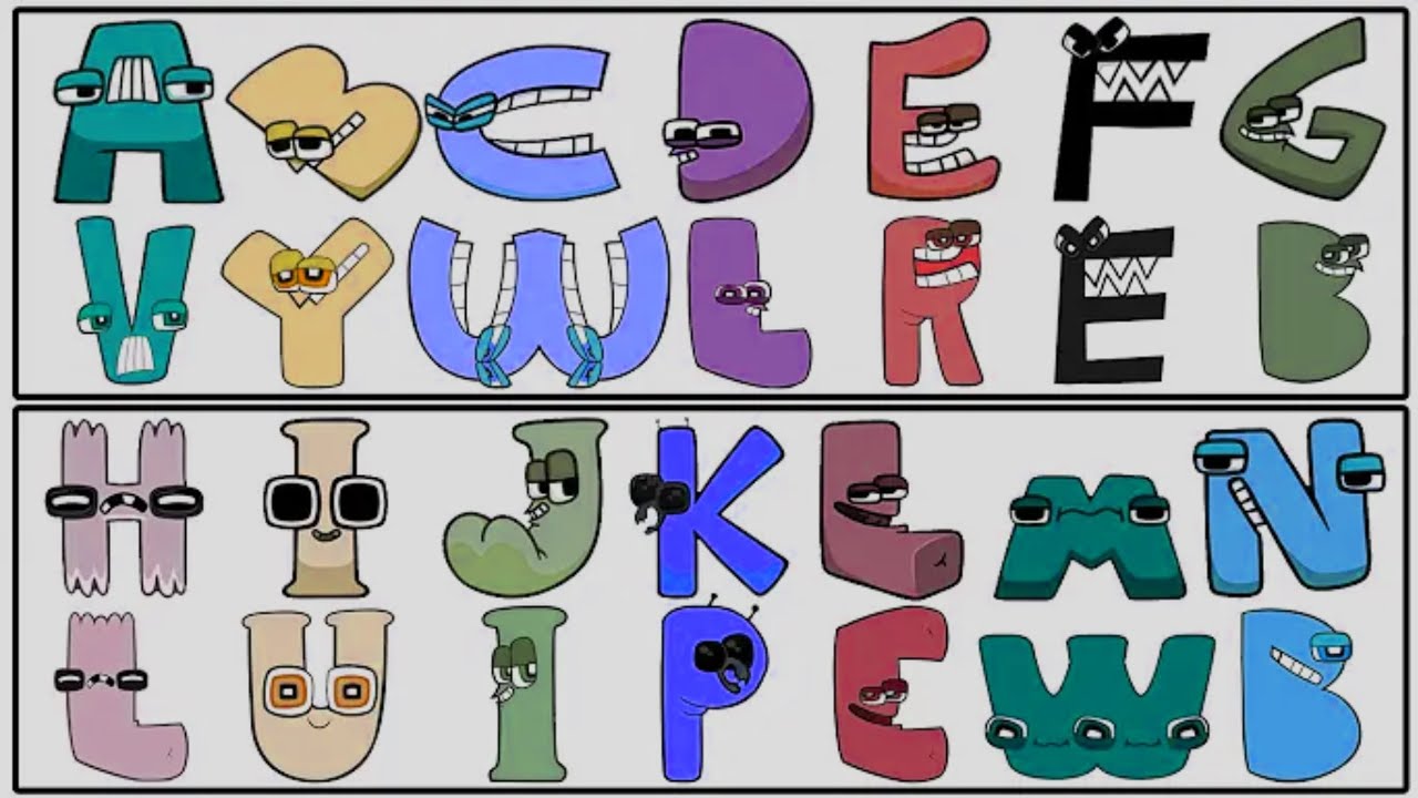 Alphabet lore but every letter is reverse wrong voice alphabets - YouTube