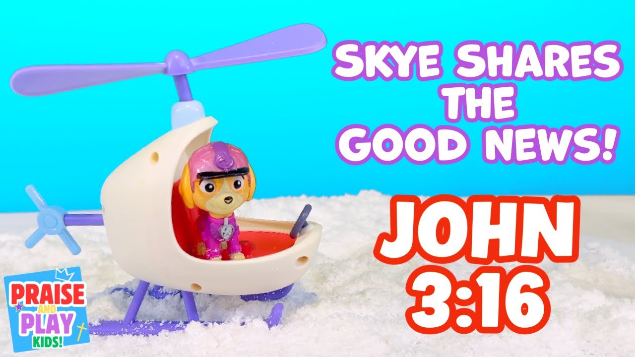 Skye Delivers the Good News! Paw Patrol Toy Video with Christian ...