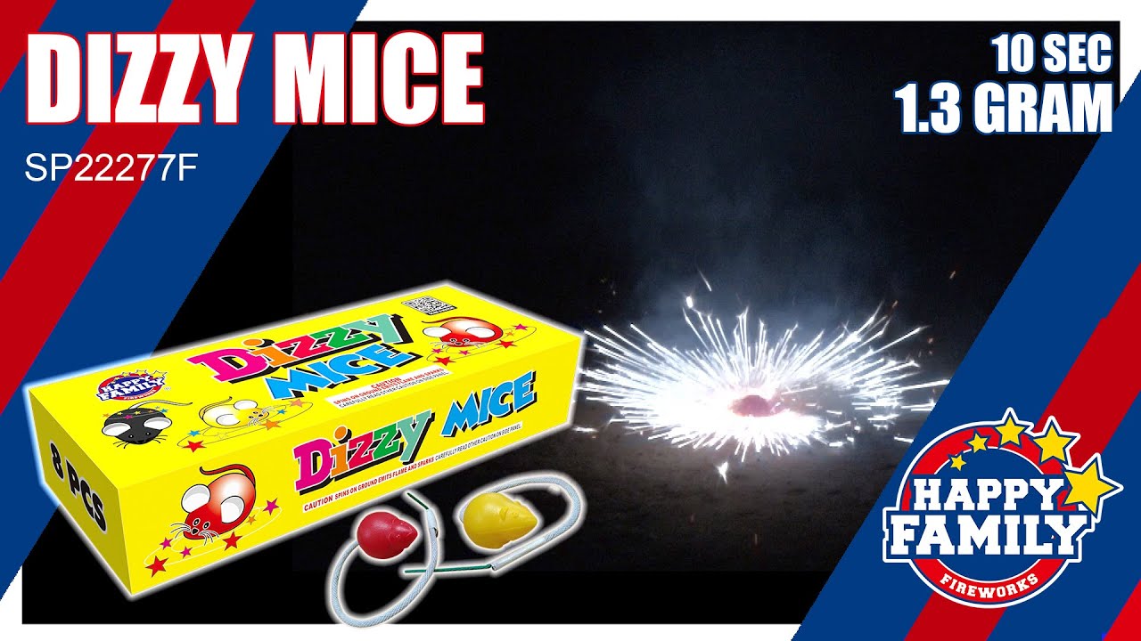 SP22277F DIZZY MICE from Happy Family Fireworks #fireworks - YouTube