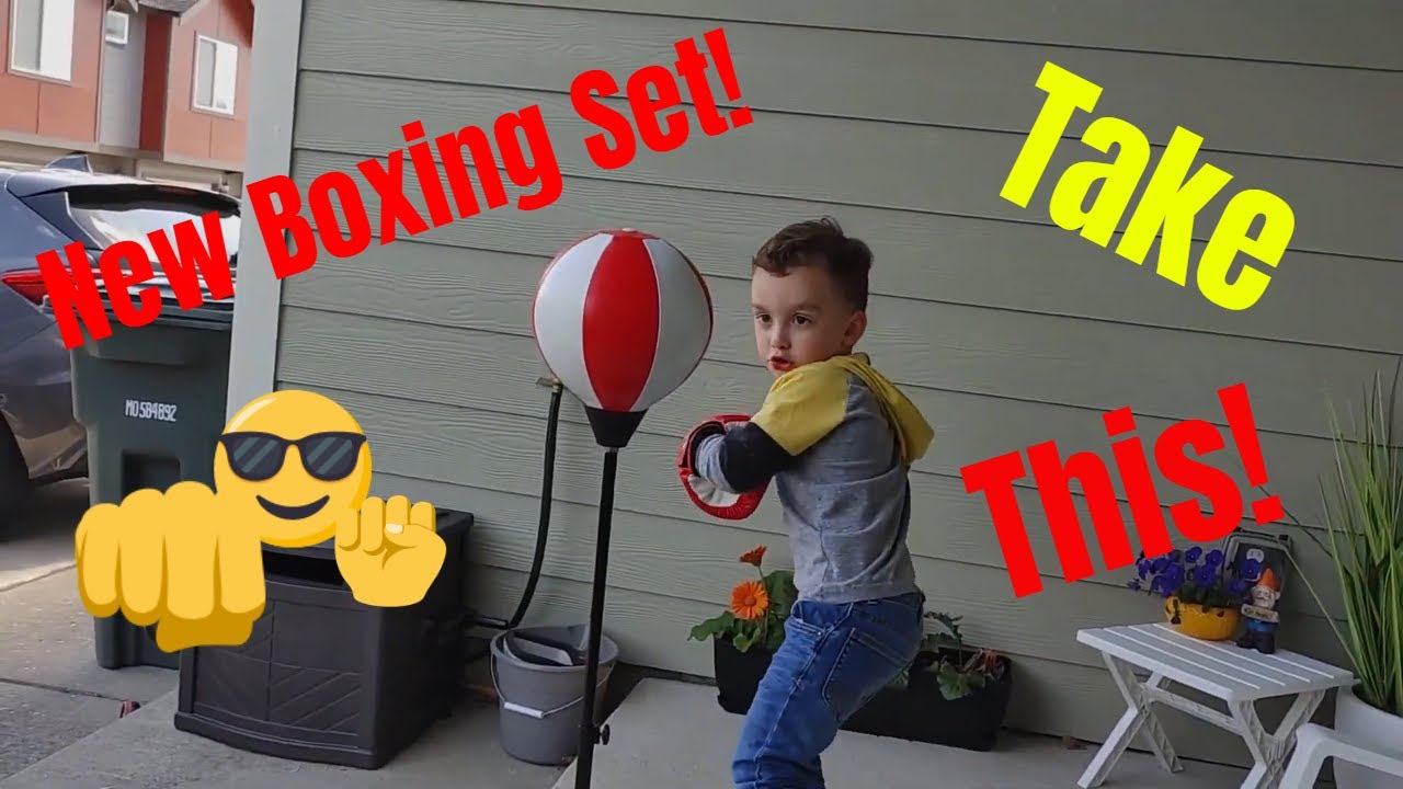 Will your youngster like the Woobli Bullseye Boxing Set!? - YouTube