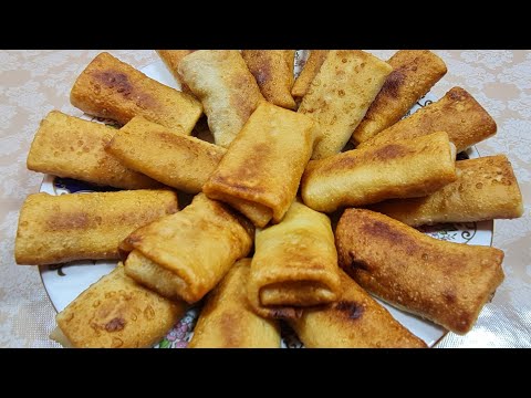 Hər kəsin çox sevdiyi ətli bilinçik / Blinçik xəmiri / Ətli blinçikin hazırlanması.
