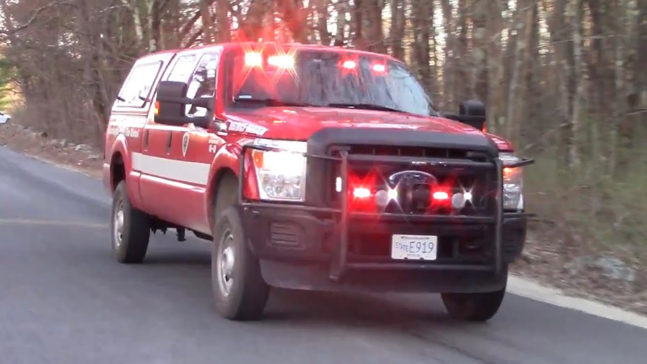 MA DCR Forest Fire Control Warden 6-0 Responding - YouTube