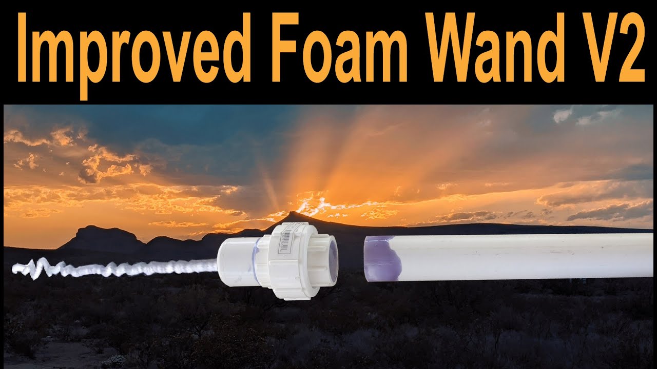How to Make AirCrete Foam Machine Wand V2 - YouTube