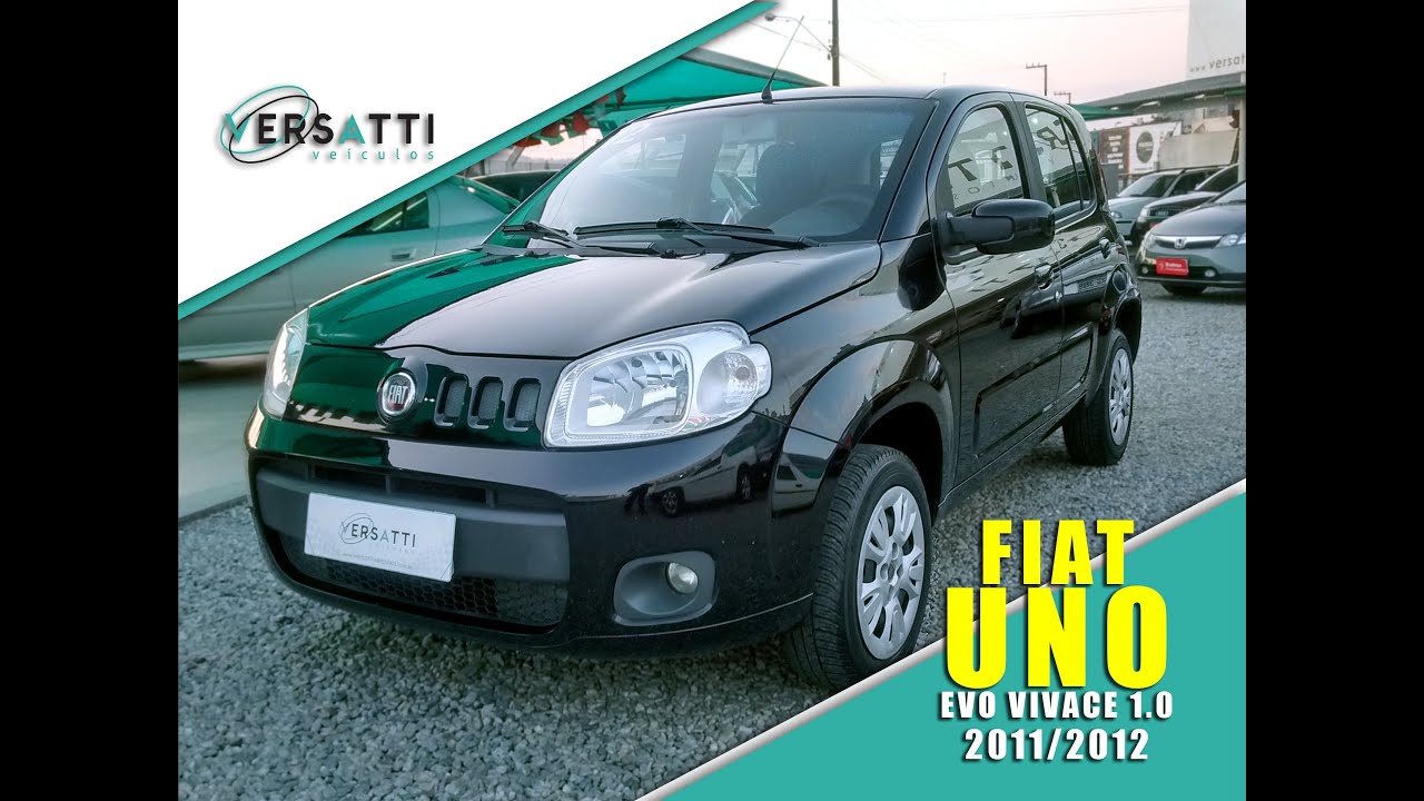 FIAT UNO EVO VIVACE (CELEBRATION 5) 1.0 8V FLEX 4P - 2012 - YouTube