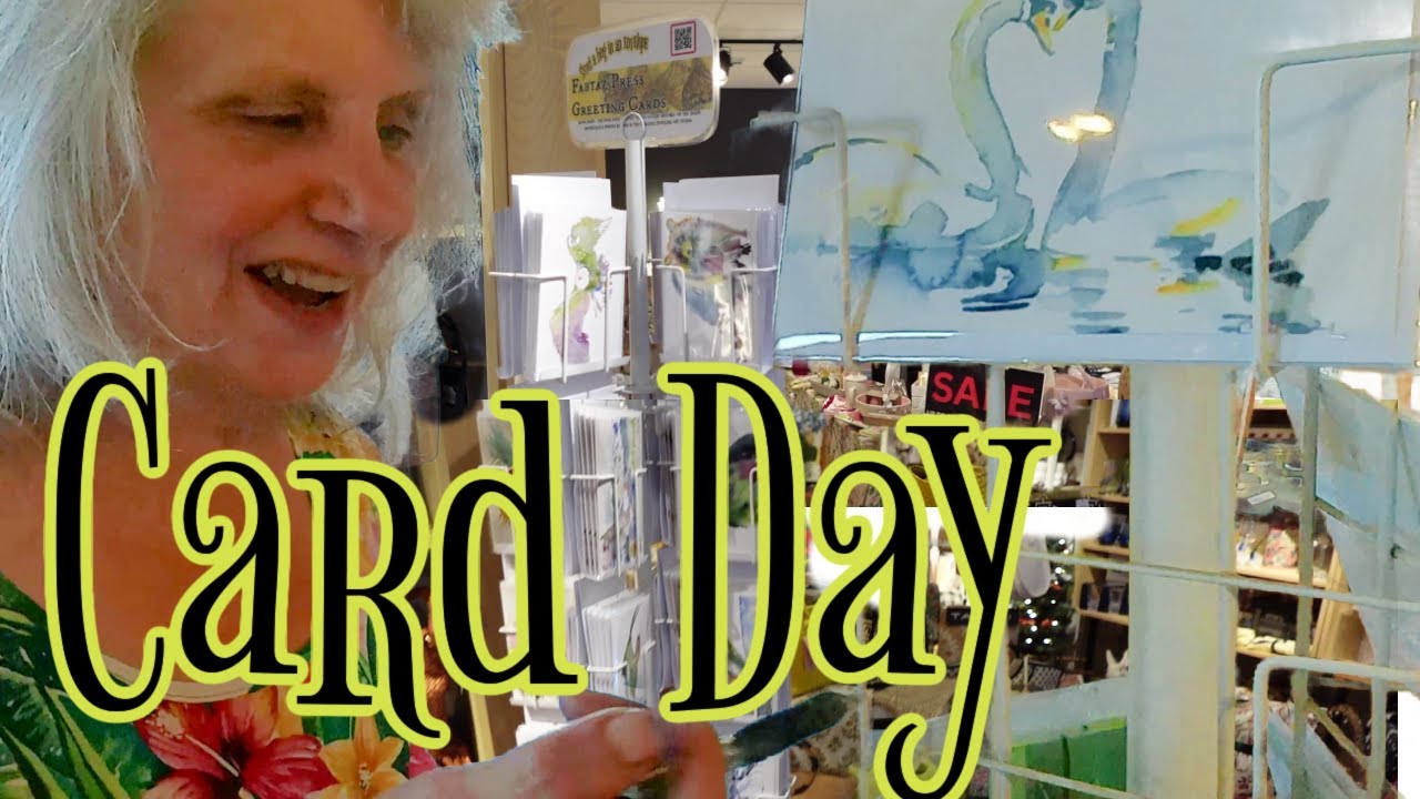 Card Day - I sell my cards in stores and you can too - YouTube