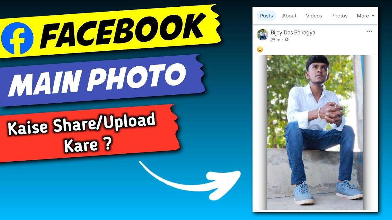 Facebook Par Photo Kaise Post/Upload Kare ? How to Upload / Post Photo ...