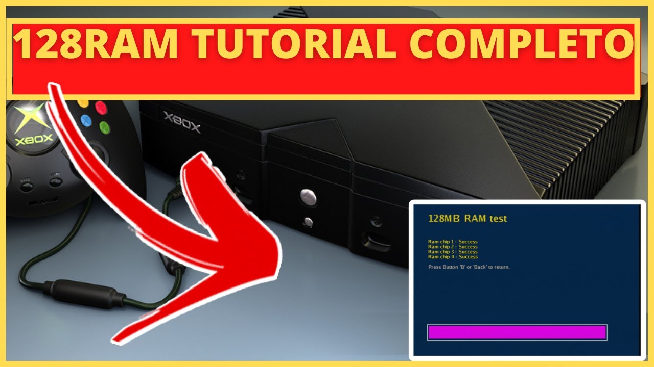 Tutorial 128 ram No Xbox clássico vídeo completo (Passo a Passo) - YouTube