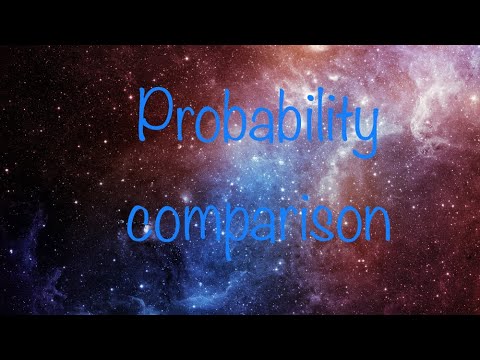 Probability comparison - YouTube