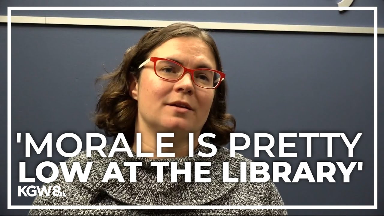 Multnomah County Library staff sound alarm on safety, staffing issues - YouTube
