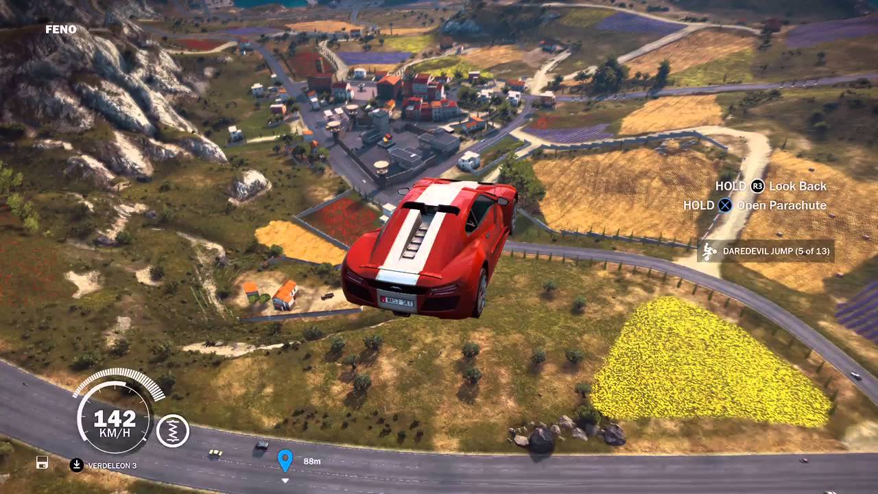 Just Cause 3 Stunt Jumps (Insula Fonte, Feno Stunt Jump 2) - YouTube