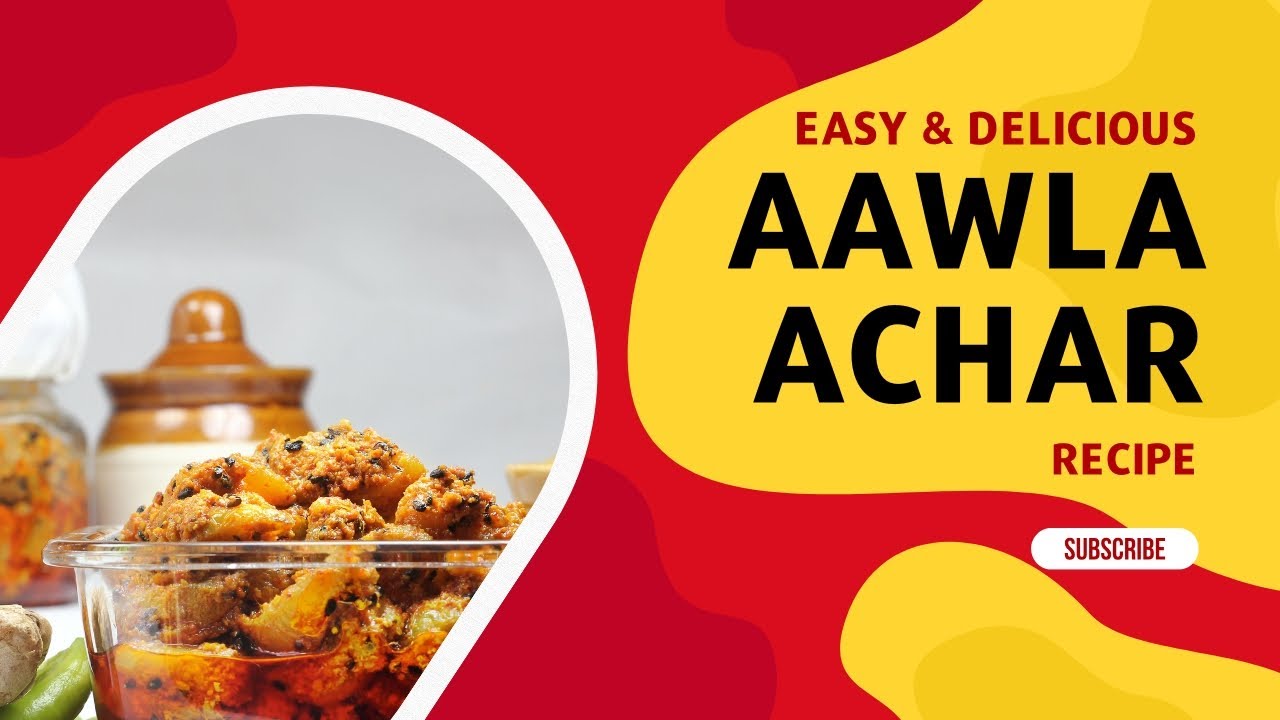 Aawle ka Achar Recipe | Delicious & Easy Indian Gooseberry Pickle ...